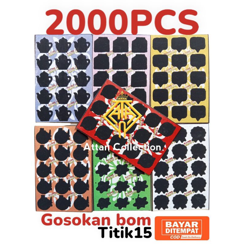 Jual GOSOKAN BOM TENGKORAK ISI 2000PCS CAMPUR MOTIF BISA COD HARGA ...