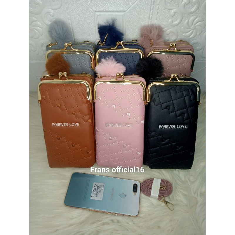Jual Dompet Hp Behel Resleting 2 Motif Terbaru Tas slempang wanita ...