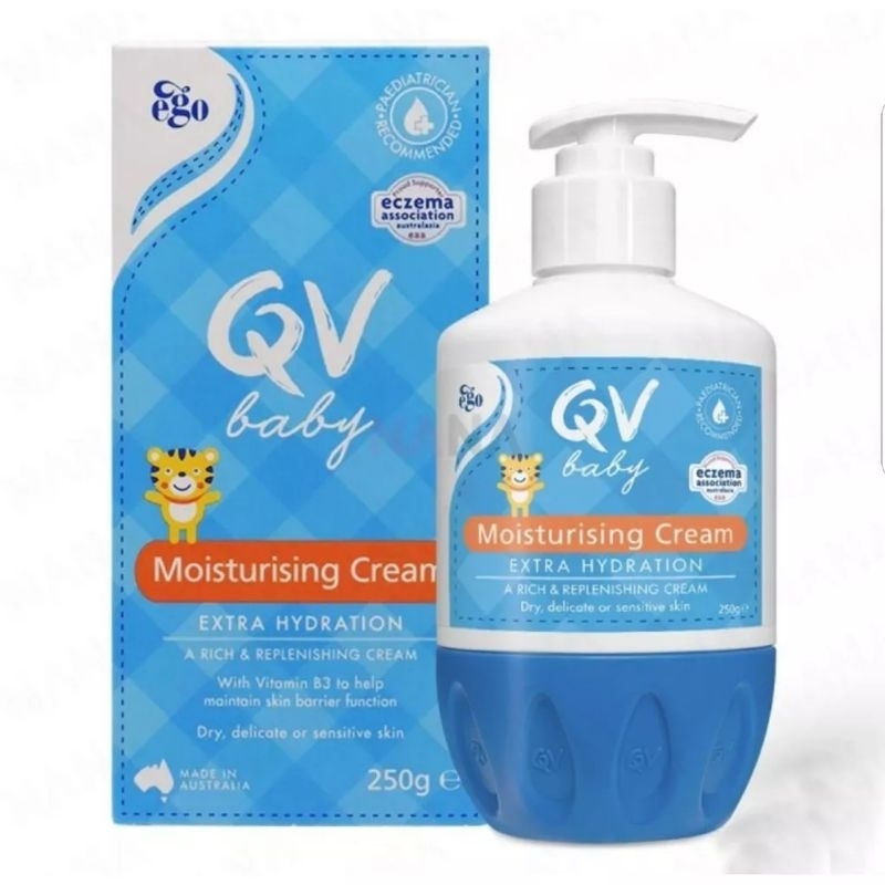 Jual QV BABY MOISTURIZING CREAM 250G pump | Shopee Indonesia