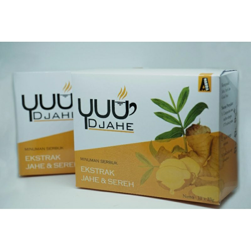 Jual YuuDjahe Ekstrak Jahe Sereh Kemasan Sachet | Shopee Indonesia