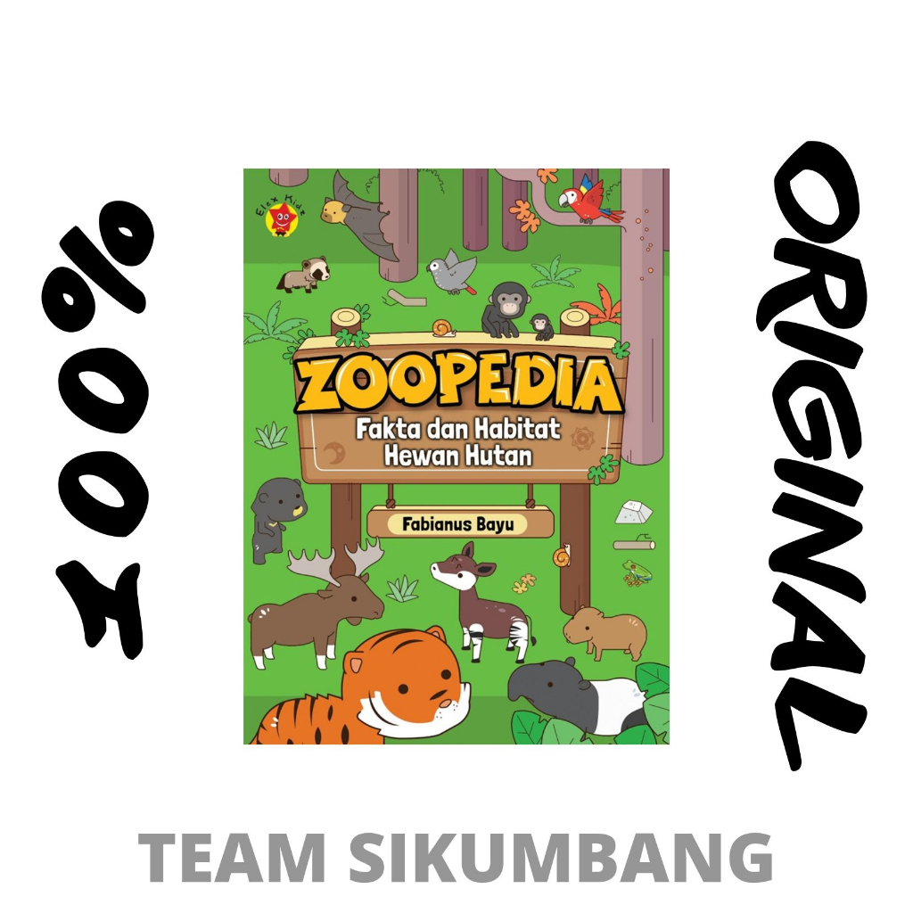 Jual Buku Anak Zoopedia: Fakta dan Habitat Hewan Hutan | Shopee Indonesia