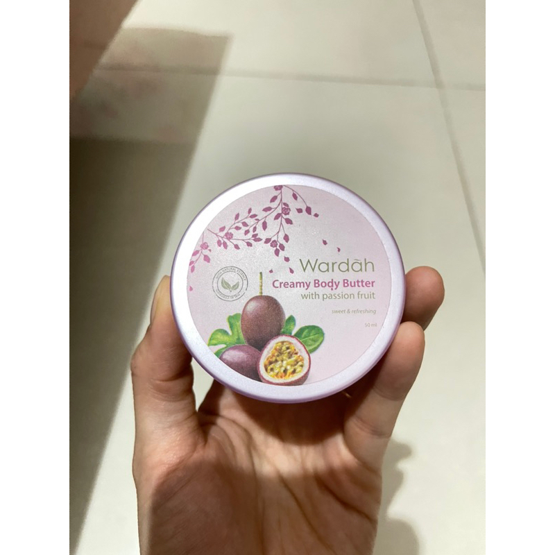 Jual WARDAH CREAM BODY BUTTER 50ml (STRAWBERRY DAN PASSION FRUIT ...