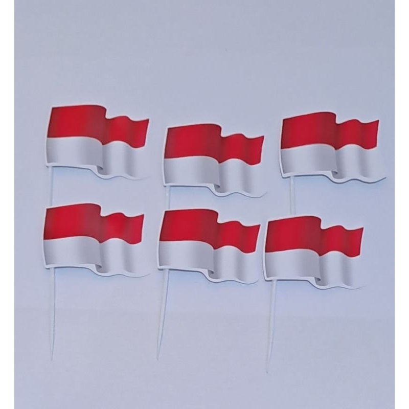 Jual TOPPER CUPCAKE BENDERA MERAH PUTIH | Shopee Indonesia