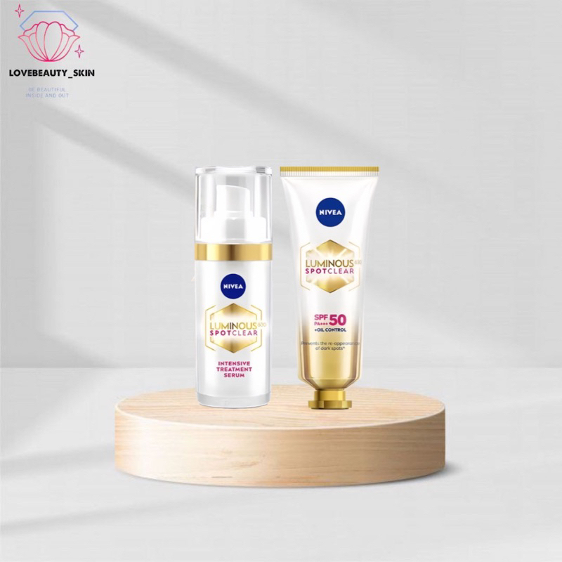 Jual NIVEA Luminous 630 Spotclear Treatment Set | Shopee Indonesia