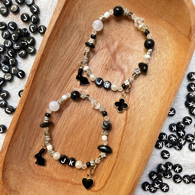 Jual JJK JEON JUNGKOOK JK BTS FANMADE BRACELET (GELANG) | Shopee Indonesia