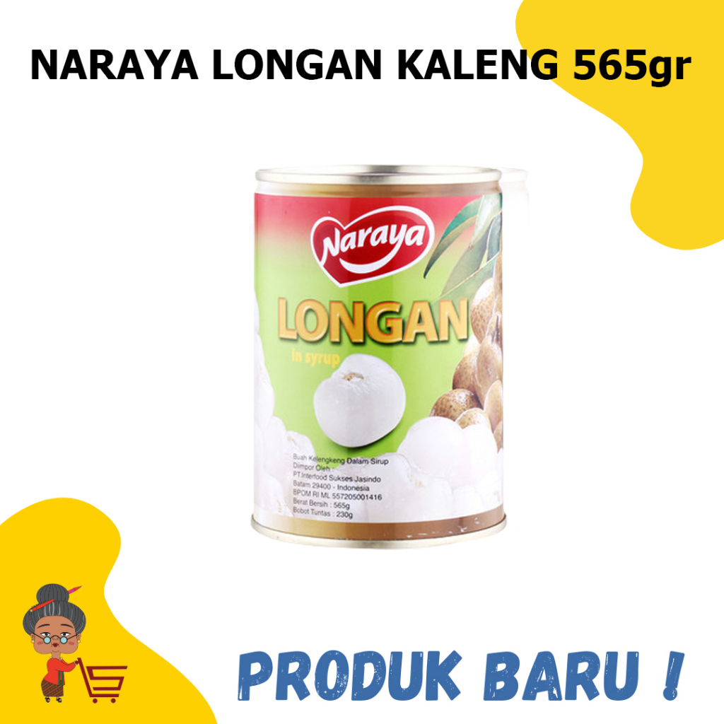 Jual NARAYA LONGAN KALENG 565gr / NARAYA LONGAN KALENG / LONGAN KALENG ...