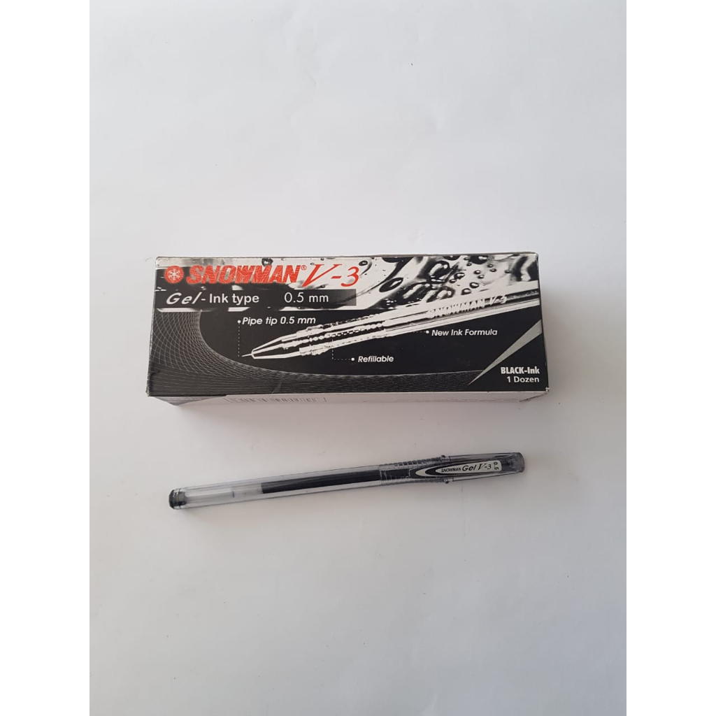 Jual Pulpen Snowman V1 Hitam/V1 Biru/ V1 Merah/V2 Hitam/V3 Hitam/V5 ...