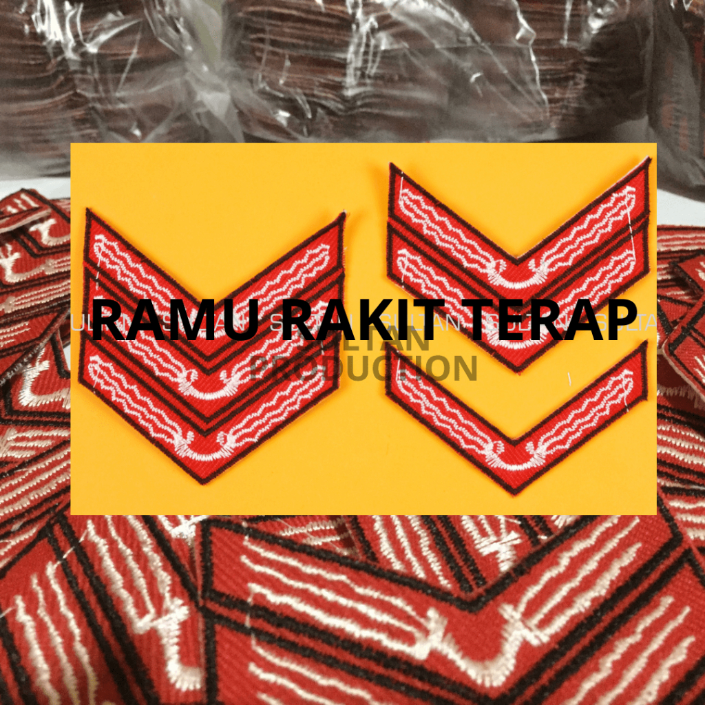 Jual TKU BORDIR RAMU RAKIT TERAP Pramuka Osis dan Pramuka | Shopee ...