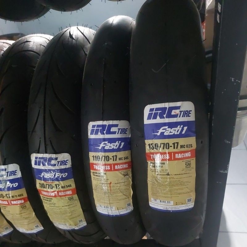 Jual Ban irc fasti 1 slick ukuran 11070 17 soft compound ban slick ...