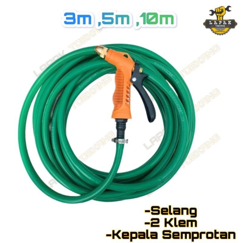 Jual Paket Selang + Semprotan + Klem 3 , 5 ,10 Meter ,Semprotan Motor ...