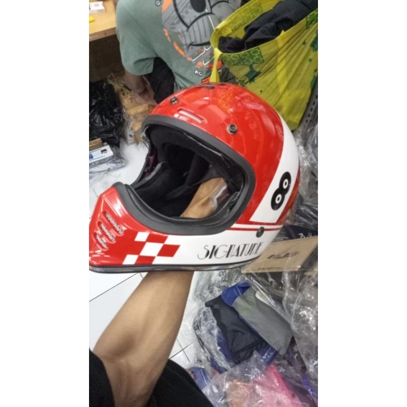 Jual HELM JP SIGNATURE MOTIF ORIGINAL | Shopee Indonesia