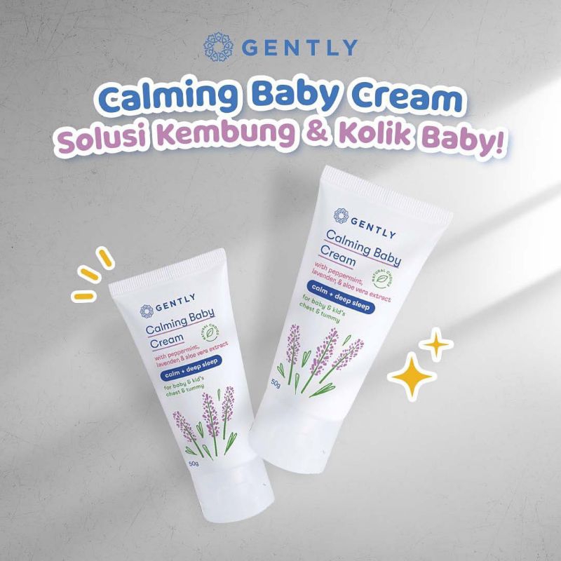 Jual Gently Calming Baby Cream Pereda Kolik Kembung Pelega Pernafasan ...