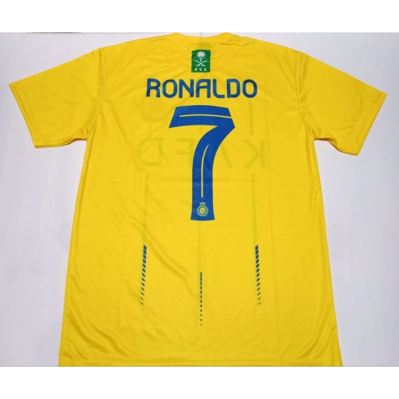 Jual Jersey Al Nassr Home And Away Ronaldo 2023 2024 Auri Sport Shopee
