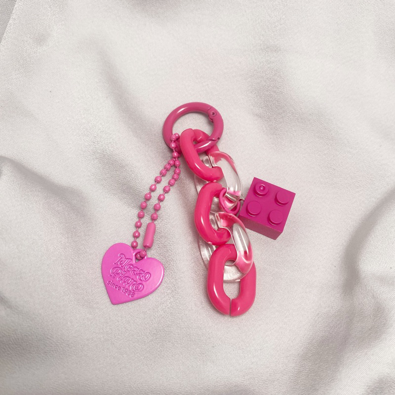 Jual lego rantai love keychain gantungan kunci hati lucu | Shopee Indonesia