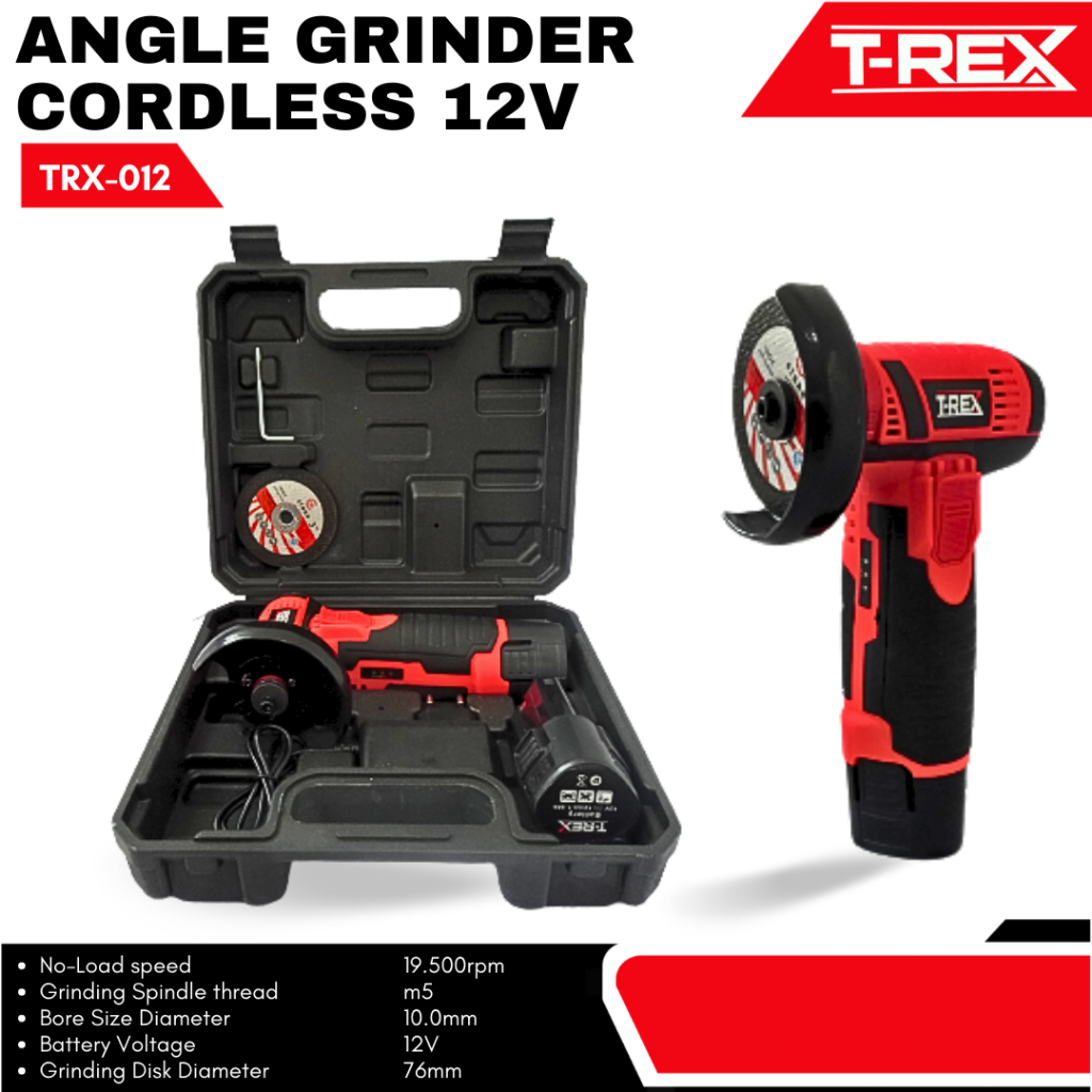 Jual 3inch Mini Angle Grinder T-REX Mesin Gerinda Tangan Murah ...