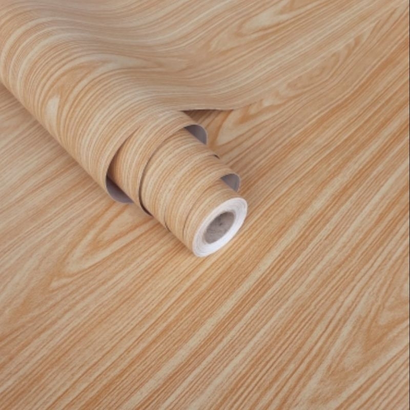 Jual Wallpaper Dinding Motif Serat Kayu Sticker Dinding Motif Serat ...