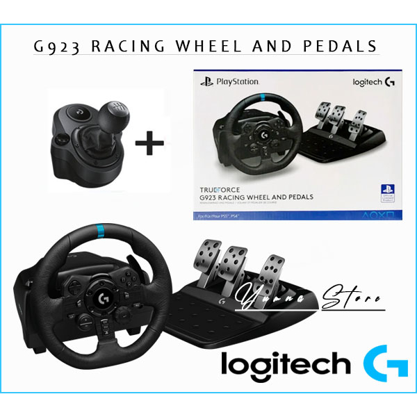 Jual Logitech G923 TRUEFORCE SIM Racing Wheel and Pedals For PS4 PS5 PC ...