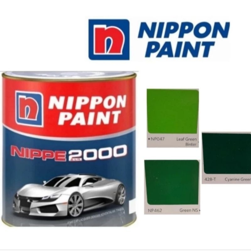 Jual Nippe 1L Warna Nippe Cyanine Green 428T Nippe Green NS 462 Nippe ...