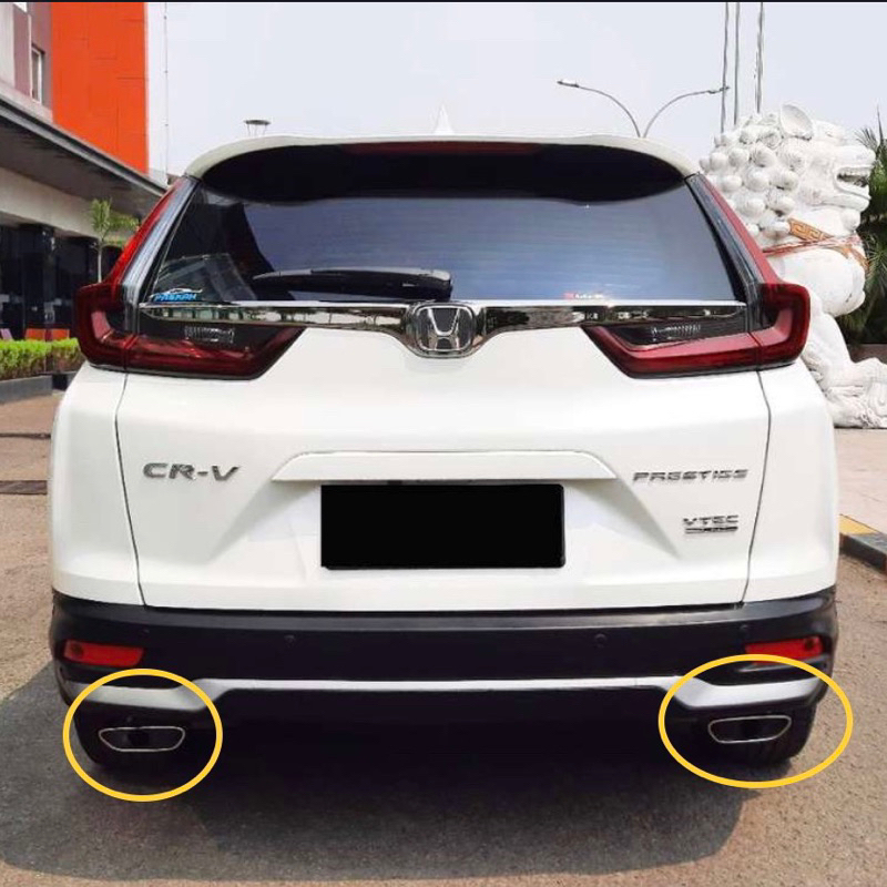 Jual Muffler Tip Honda CRV turbo gen5 facelift ujung knalpot sepasang ...