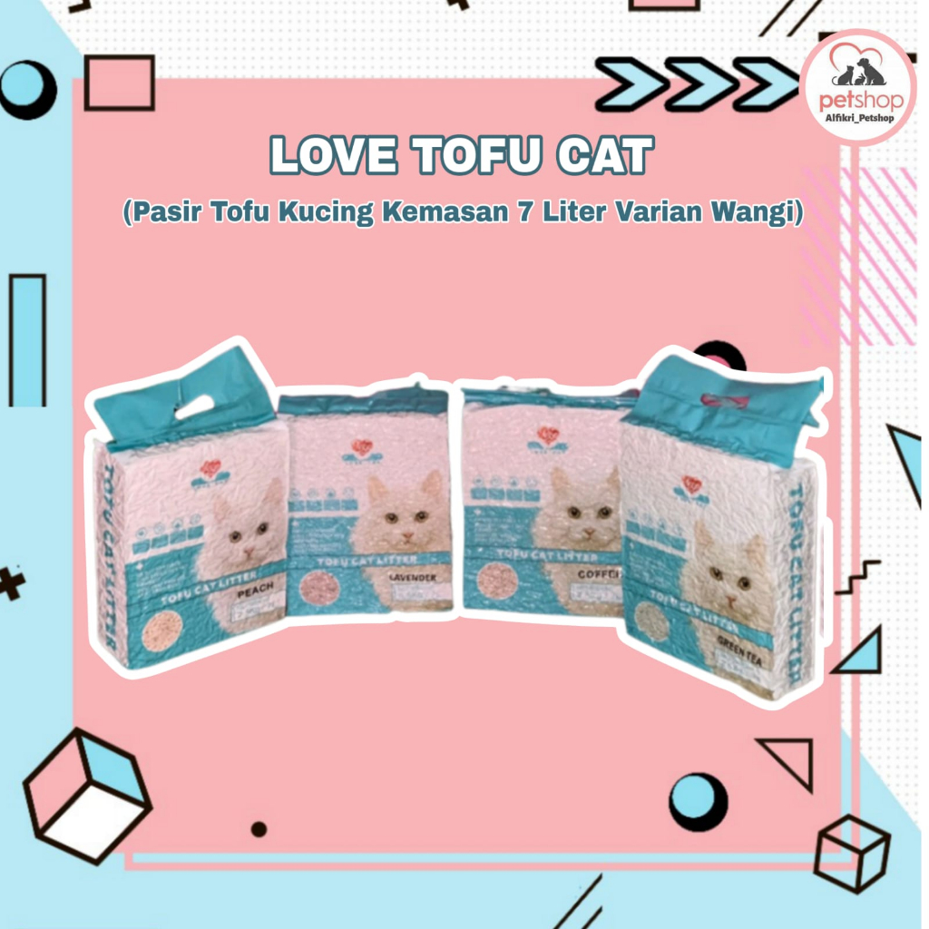 Jual PASIR TOFU LOVE CAT TOFU IMPORT CAT LITTER 7 Liter Pasir Wangi ...
