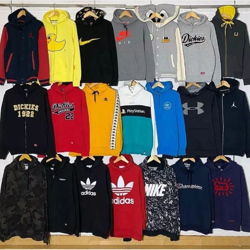 Jual JAKET THRIFT | HOODIE | ZIPPER HOODIE | RANDOM KIRIM | Shopee ...
