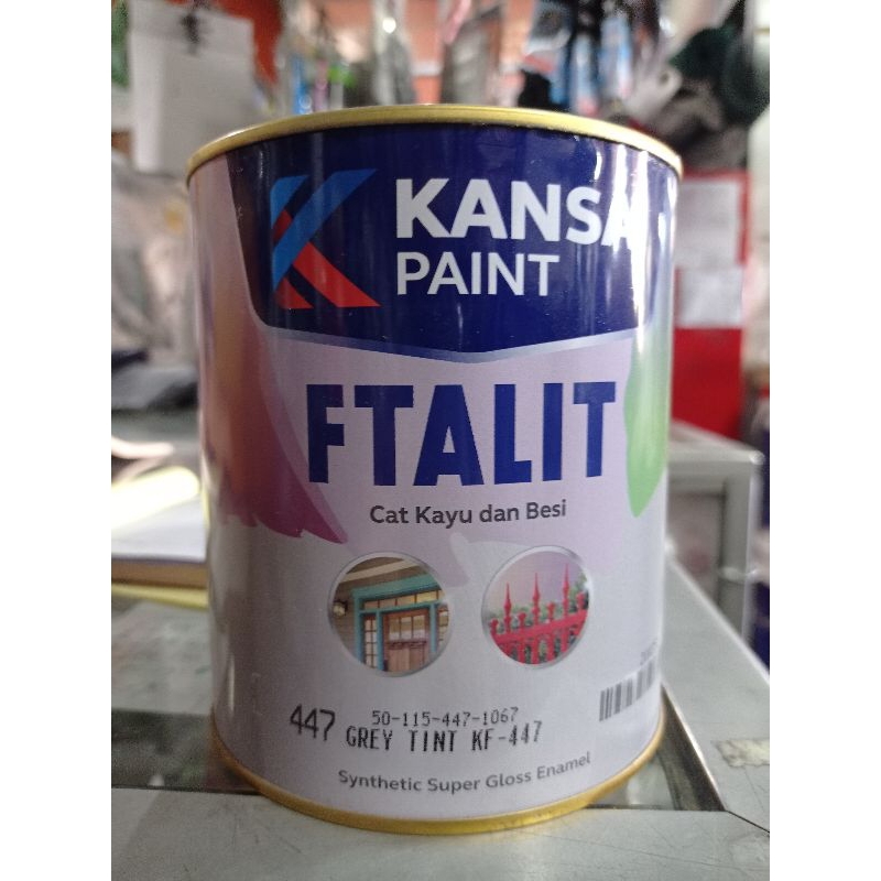 Jual ftalit kansai paint cat kayu dan besi 1kg merk kansai | Shopee ...