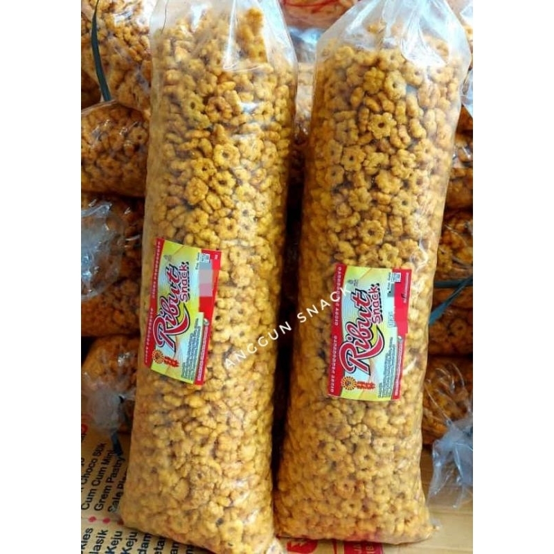 Jual snack ribut perball 2kg/ snack ribut / snack jadul / snack ...