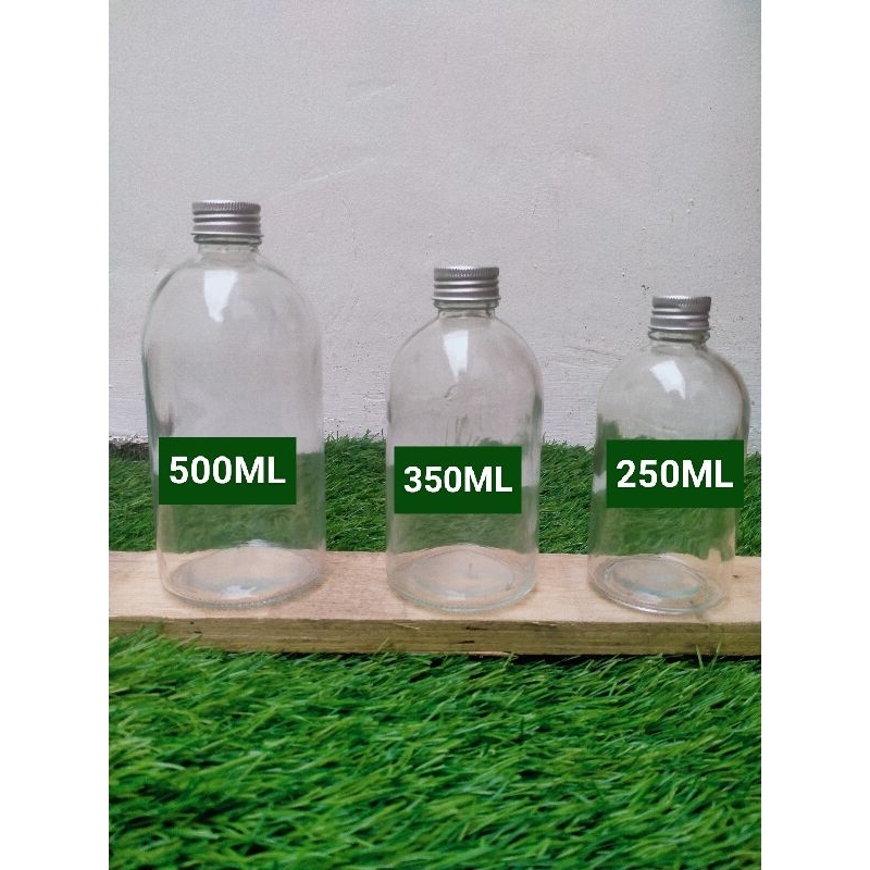 Jual BOTOL KACA BOSTON ROUND BULAT 250ML | Shopee Indonesia