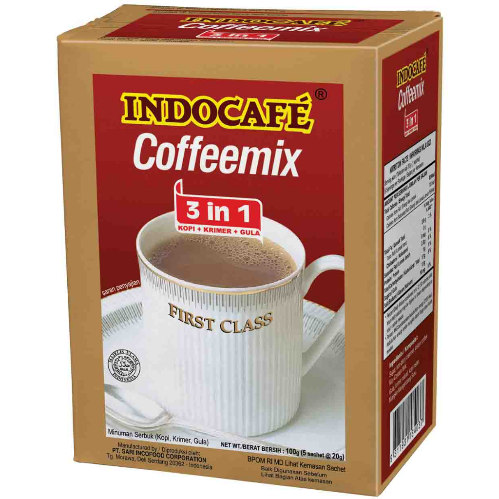 Jual INDOCAFE KOPI MIX / KOPI INSTANT ISI KEMASAN 5 SACHET | Shopee ...