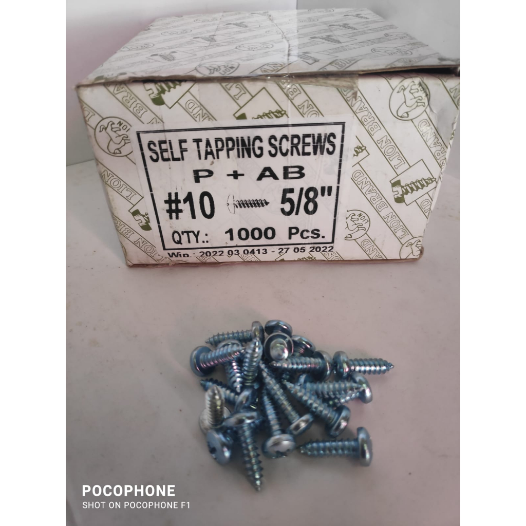 Jual Sekrup Taping PH+ 10x5/8" Lion Per Kotak // Self Tapping Screws P ...