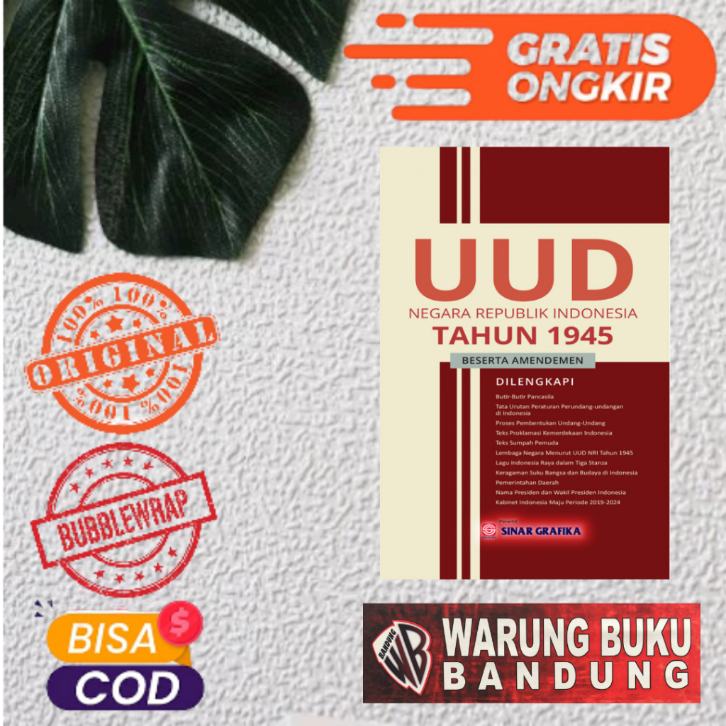 Jual BUKU UUD NEGARA RI TAHUN 1945 BESERTA AMANDEMEN | Shopee Indonesia