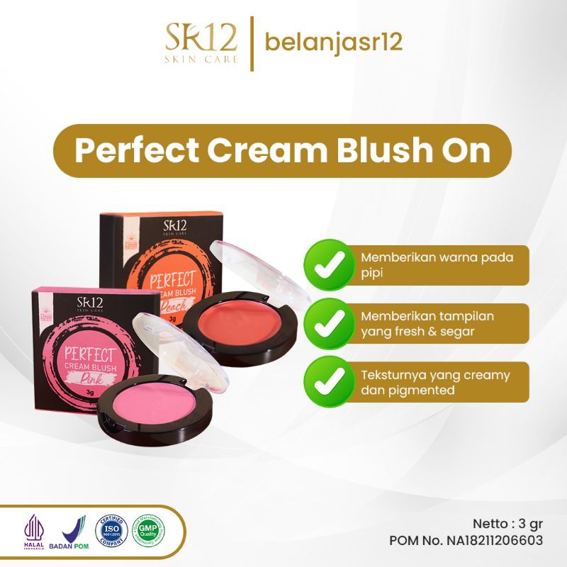 Jual SR12 Cream Blush On Perona Pipi | Shopee Indonesia