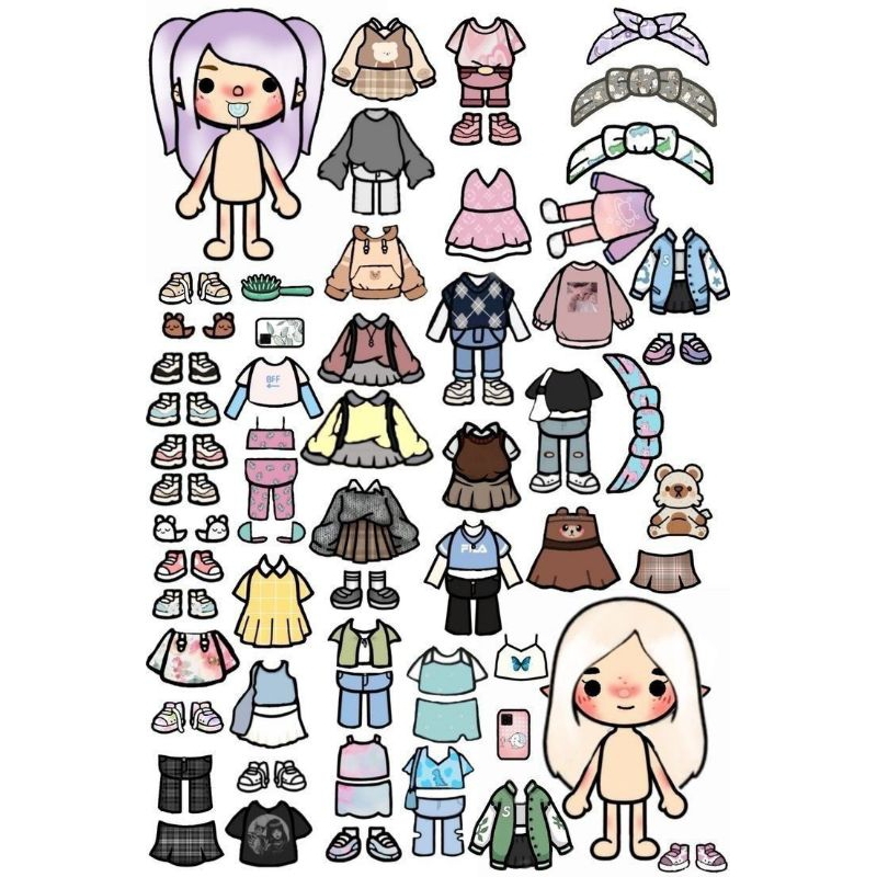 Jual PAPER DOLL TOCA BOCA MAINAN KERTAS BP BP AN TOCA BOCA MAINAN BONGKAR PASANG TOKA BOKA ...