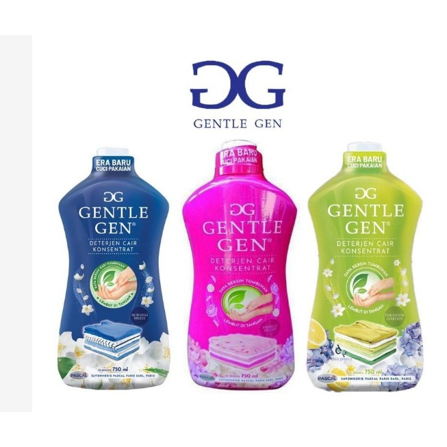 Jual GENTLE GEN DETERJEN CAIR Konsentrat 700ml REFILL POUCH 360ml ...
