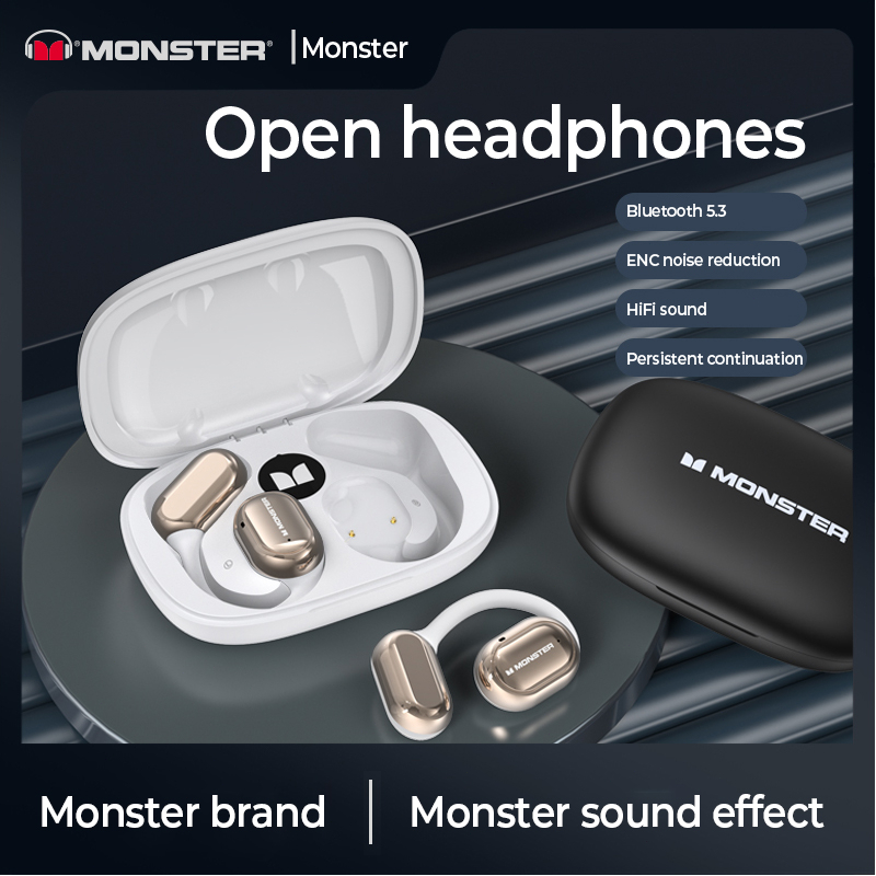 Jual ZNP X Monster MH22156 OWS Bone Conduction Earphone Bluetooth ...