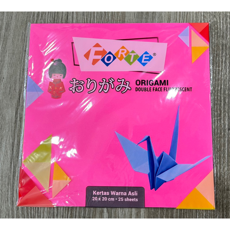 Jual Kertas Origami Warna Warni / Origami Paper / Kertas Lipat | Shopee ...