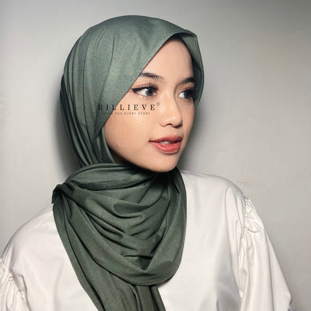 Jual PASHMINA KAOS BILLIEVE | PASHMINA RAYON | HIJAB RAYON PREMIUM ...