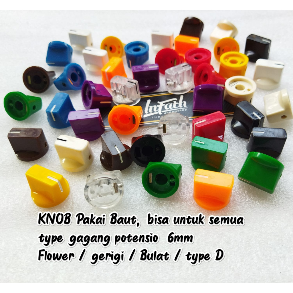 Jual InFath - Knob Fulltone potentiometer efek amplifier potensio knop ...