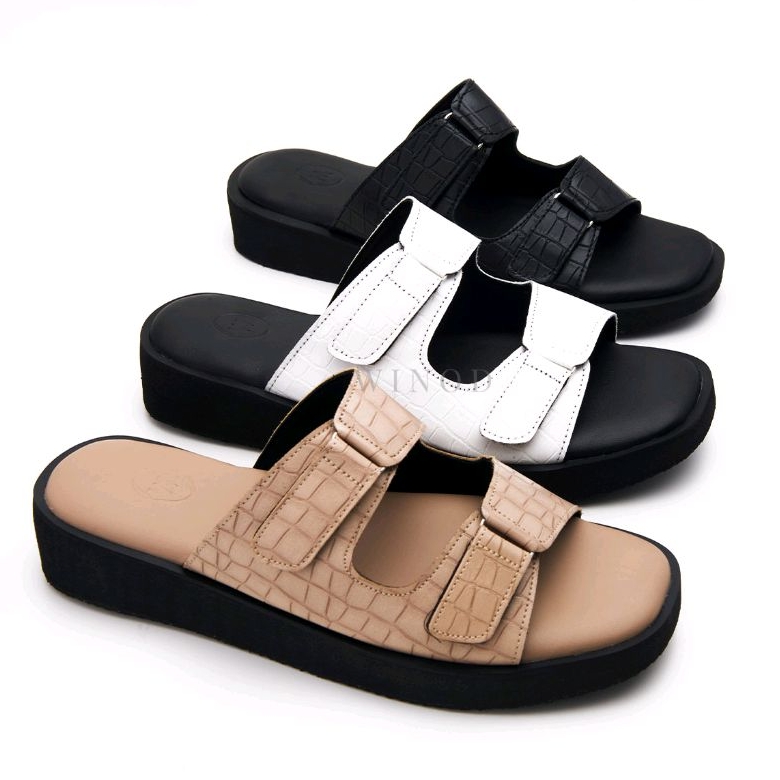 Jual WINOD Hyuna Platform Sandal Wedges Wanita Elegan Daily | Shopee ...