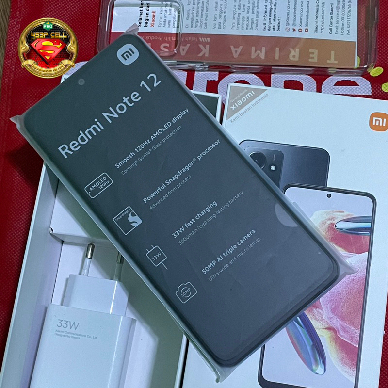 Jual Xiaomi Redmi Note 12 8/128/256 4G ex Garansi Resmi | Shopee Indonesia