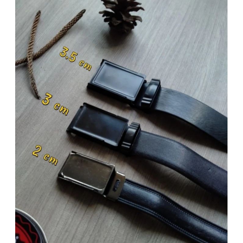 Jual ikat pinggang polos/ sabuk sekolah gesper hitam polos | Shopee ...