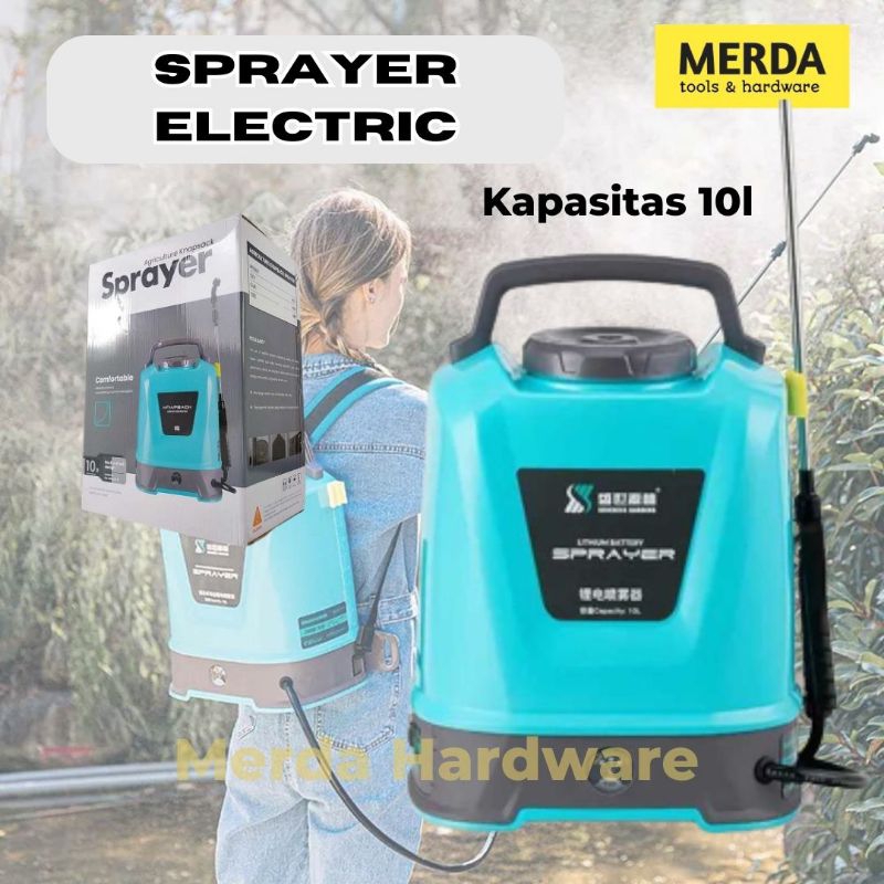 Jual Alat Semprot Rumput Tanaman Hama 10L Electric Portable Sprayer ...