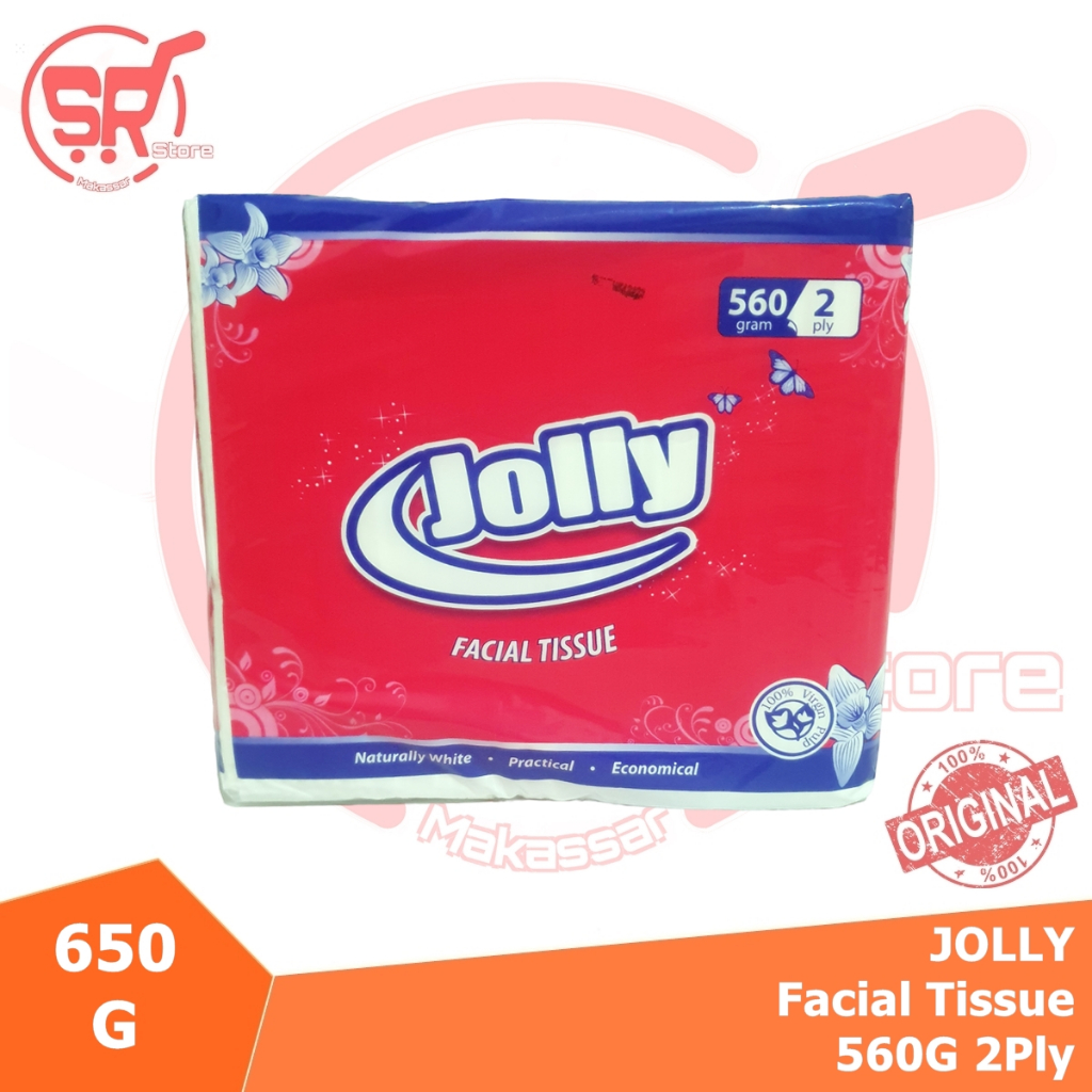 Jual JOLLY FACIAL TISSUE 560 GR 2 PLY ( SR Store MKS / SR Store ...