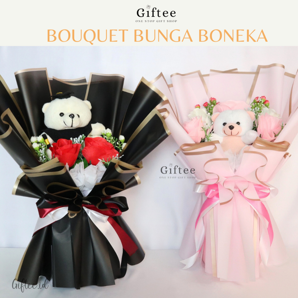 Jual BUKET BUNGA BONEKA BELLA KADO HADIAH VALENTINE WISUDA ULANG TAHUN ...