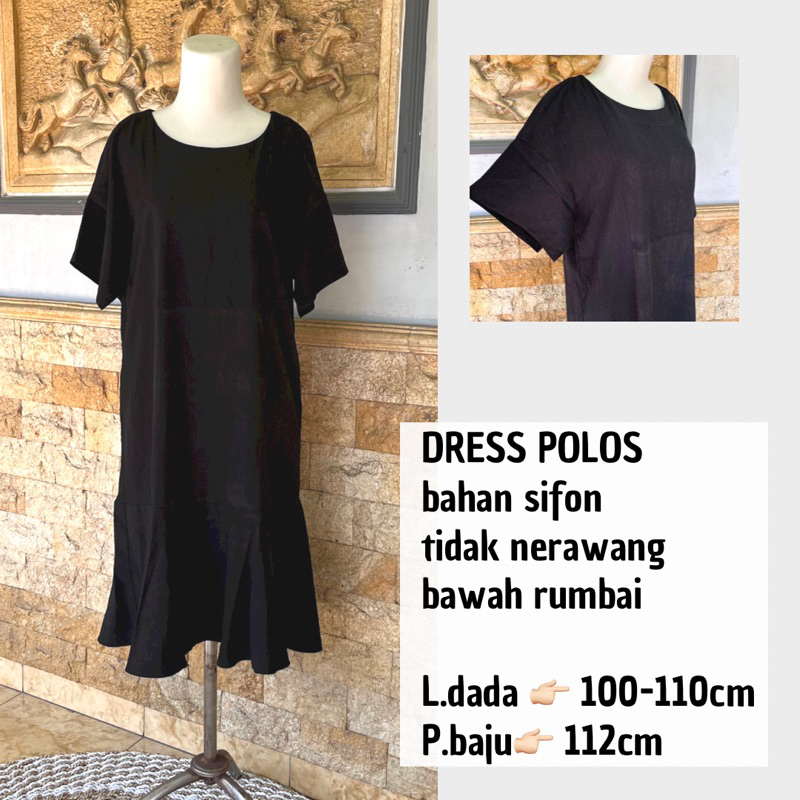 Jual DRESS KATUN DRESS KAOS DRESS MIDI DRESS CASUAL MURAH | Shopee Indonesia