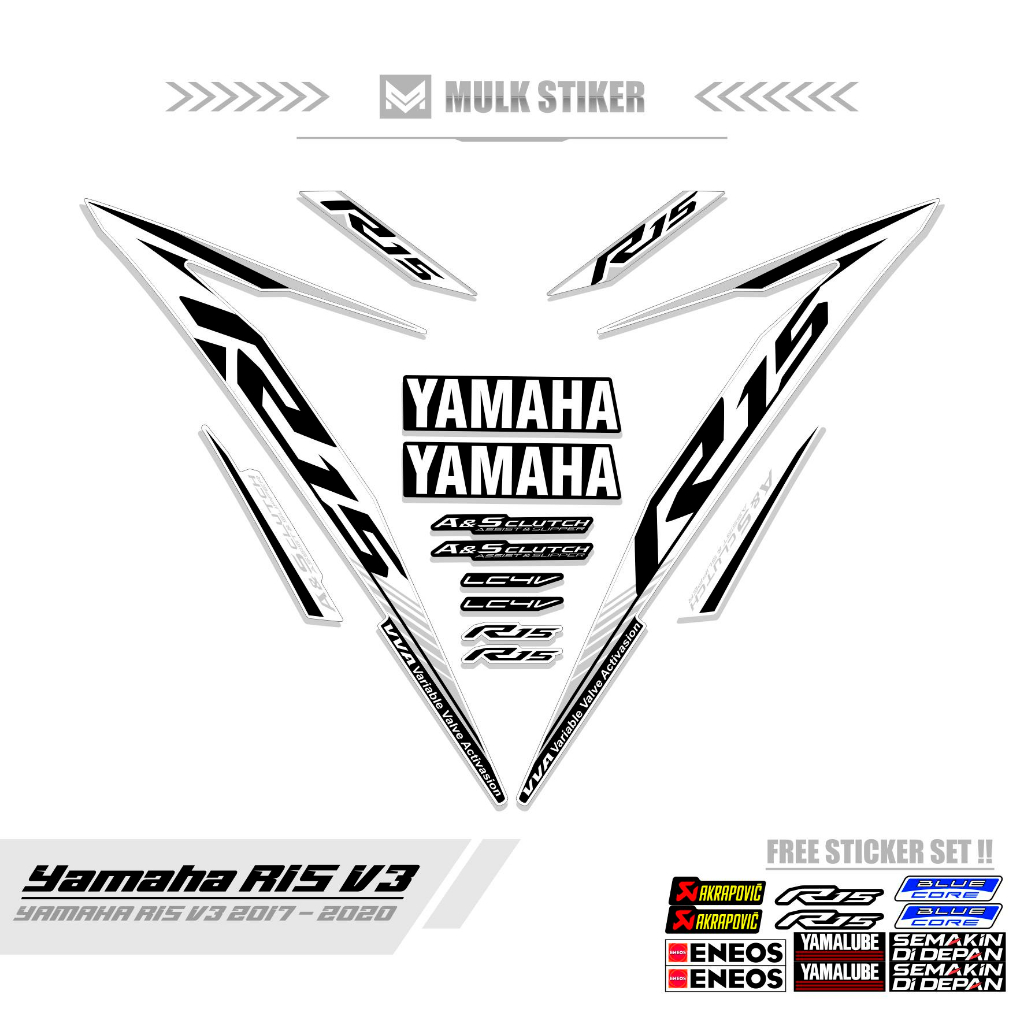 Jual STRIPING R15 V3 MOTIF 12 / STICKER R15 V3 / STIKER R15 V3 / 2017 ...
