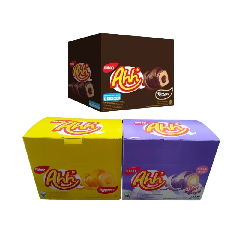 Jual Ahh Nabati Wafer Stik Mini 1box isi 10pcs | Shopee Indonesia