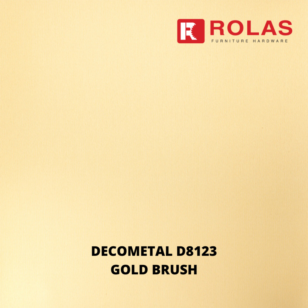 Jual DECOMETAL D8123 GOLD BRUSH / JUAL HPL DECOMETAL | Shopee Indonesia