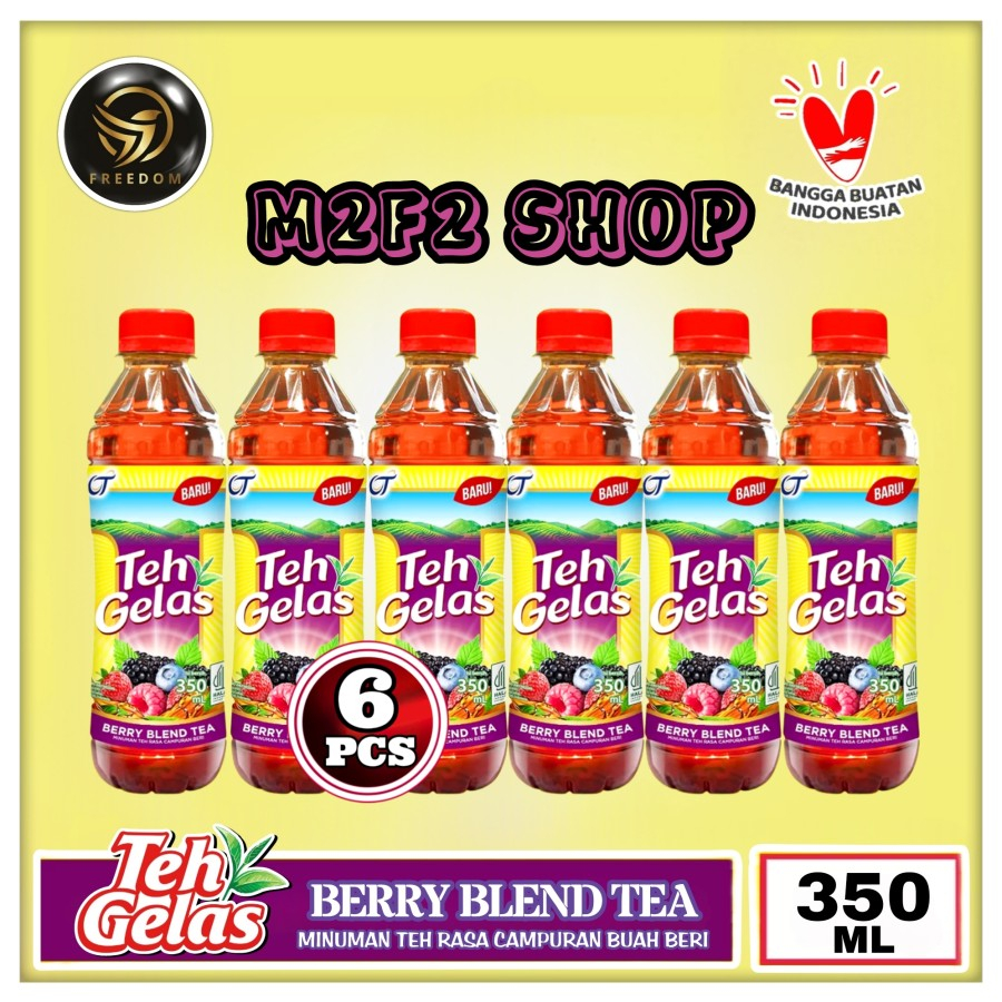 Jual Teh Gelas Berry Blend Tea Botol Plastik Pet - 350 ml (Kemasan 6 ...