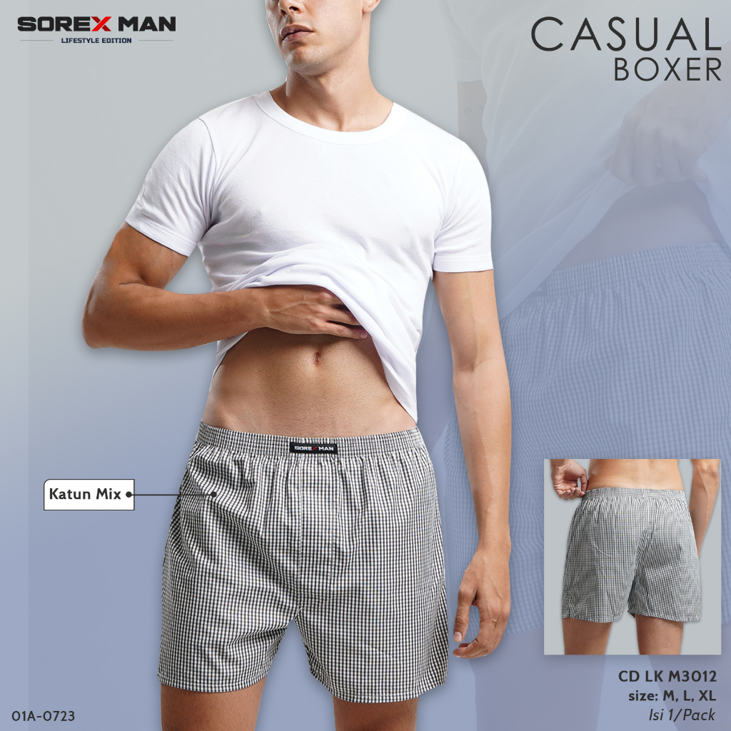 Jual Celana Dalam Sorex Pria LK M 3012 Man Boxer | Shopee Indonesia